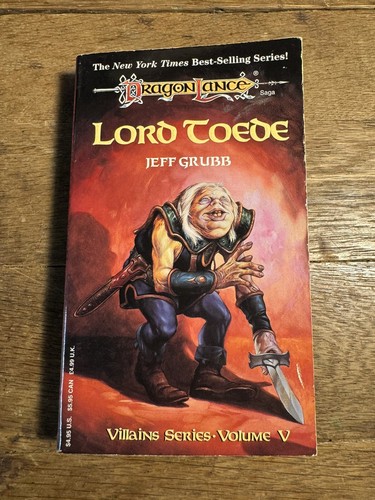 Lord Toede by Jeff Grubb Villains Series Volume 5 DragonLance Saga TSR ...