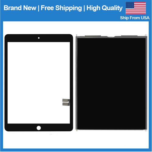 For iPad 9 10.2" 2021 9th A2603 A2604 A2605 A2602 Black Touch Screen ...