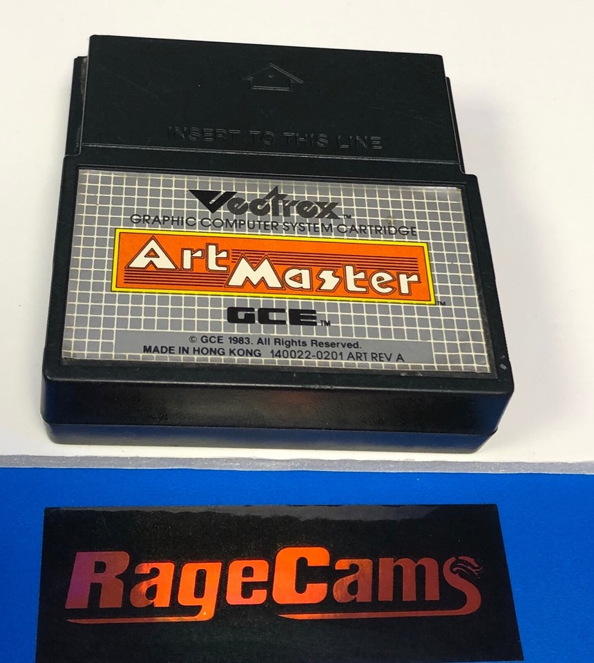 Art master Vectrex Video Game Cartridge Artmaster | eBay