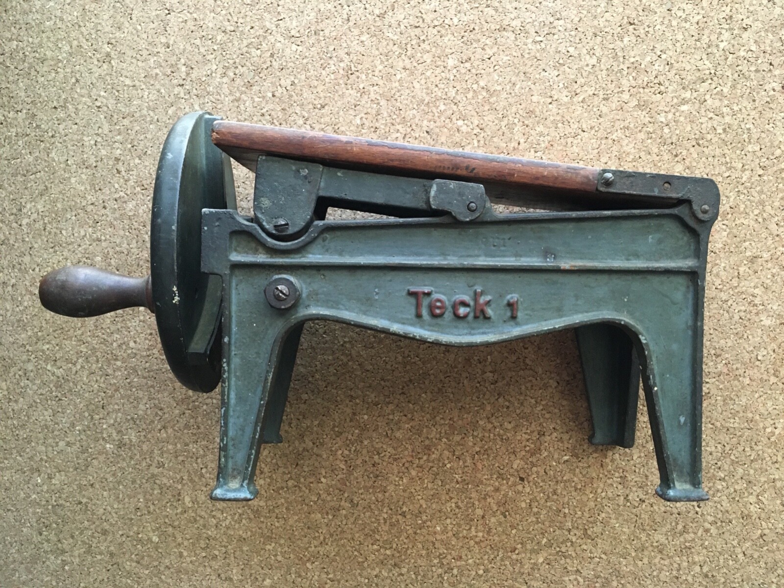 Vintage Teck 1 Cast Iron Tobacco Cigar Cutter Shredder - Made in ...