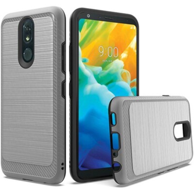 New Slim Brushed Hybrid with Design Edged Lining Case Cover GRAY for LG ...