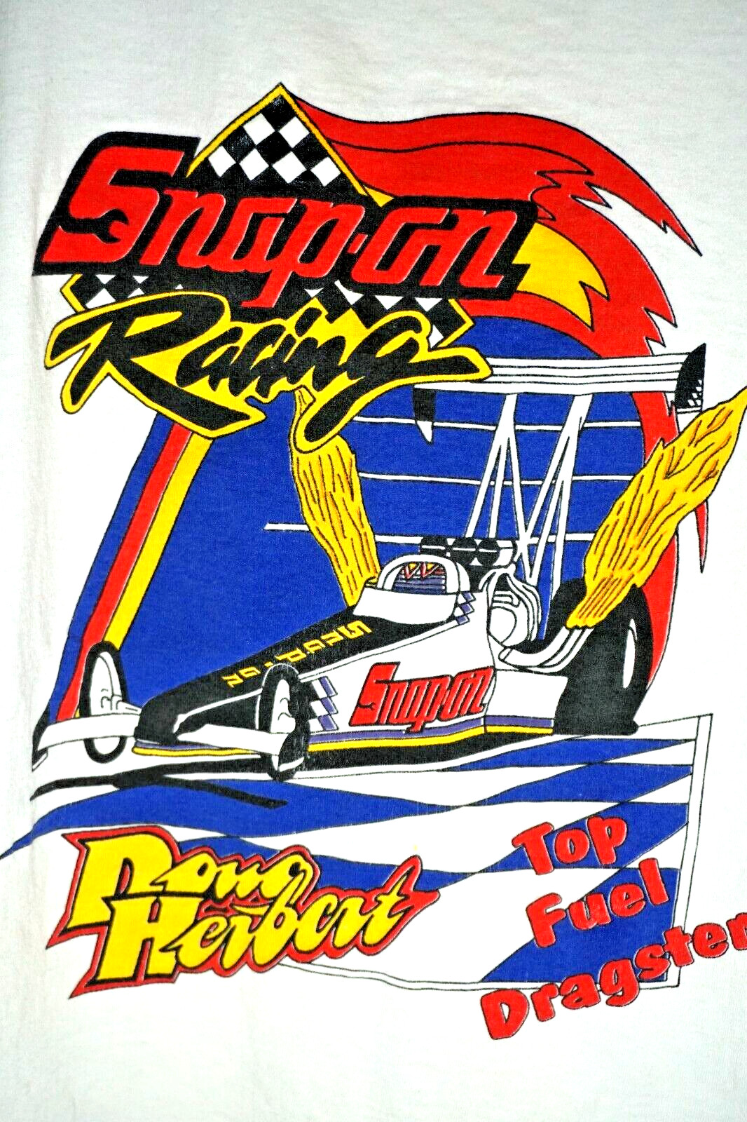 Vintage Snap On Drag Racing T Shirt XL Mens 90s Nasca… - Gem