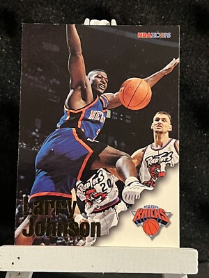 1996-97 Hoops #227 Larry Johnson New York Knicks Basketball NBA Card | eBay