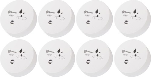 8 Pack Water Leak Detectors, 100dB Water Sensor Alarms Flood Detector ...