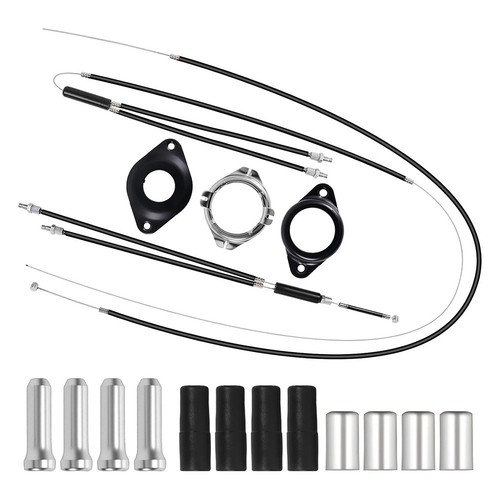 Bike Gyro Brake Cables BMX Bicycle Brake Lines Set Spinner Rotor ...