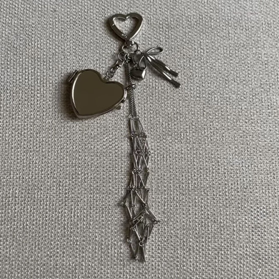 Charm Bag Accessories Metal Net Pocket Lipstick Bag Keychain | eBay ...