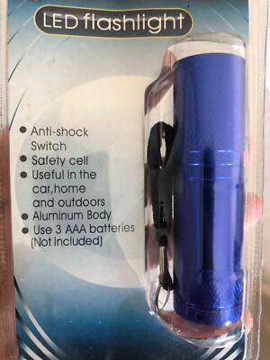 Pocket Sized ALUMINUM LED FLASHLIGHT (AAA battery operated) | eBay