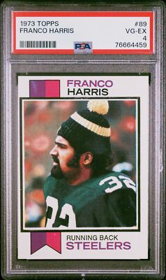 1973 Topps Franco Harris #89 Rookie RC PSA 4 | eBay