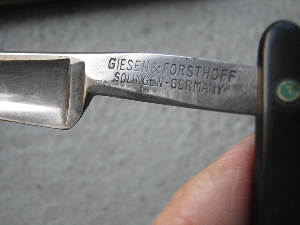 ANTIQUE ROBERT KLAAS CRANE 301 & GIESEN & FORSTHOFF GERMANY STRAIGHT ...