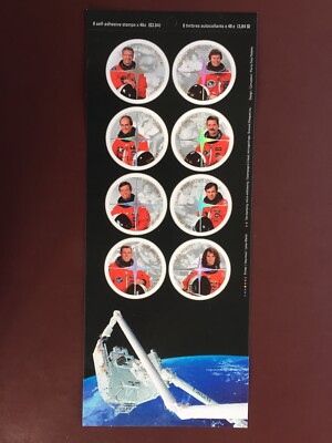 Canada Stamp Sheet/Pane - 2003 48-cent CANADIAN ASTRONAUTS Full Pane of ...