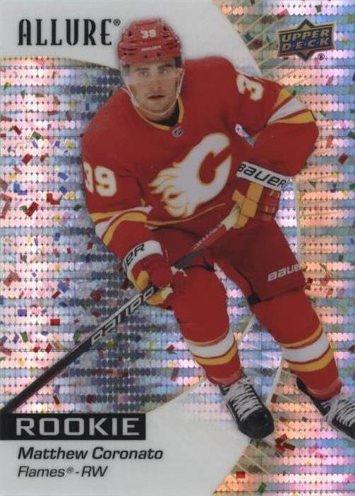 2023-24 Upper Deck Allure - Rookies Matthew Coronato #122 Gold Glitter ...