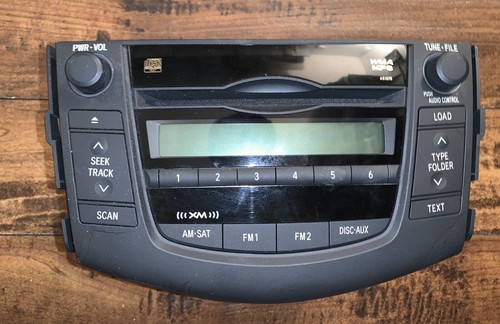 TOYOTA RAV4 XM RADIO 6 CD DISC CHANGER MP3 PLAYER OEM HEAD UNIT STEREO ...