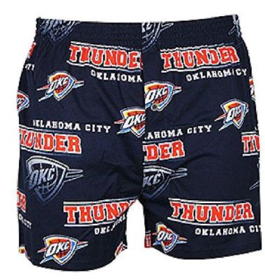 Oklahoma City Thunder Men's Navy Fusion Boxer Sleep Shorts | eBay