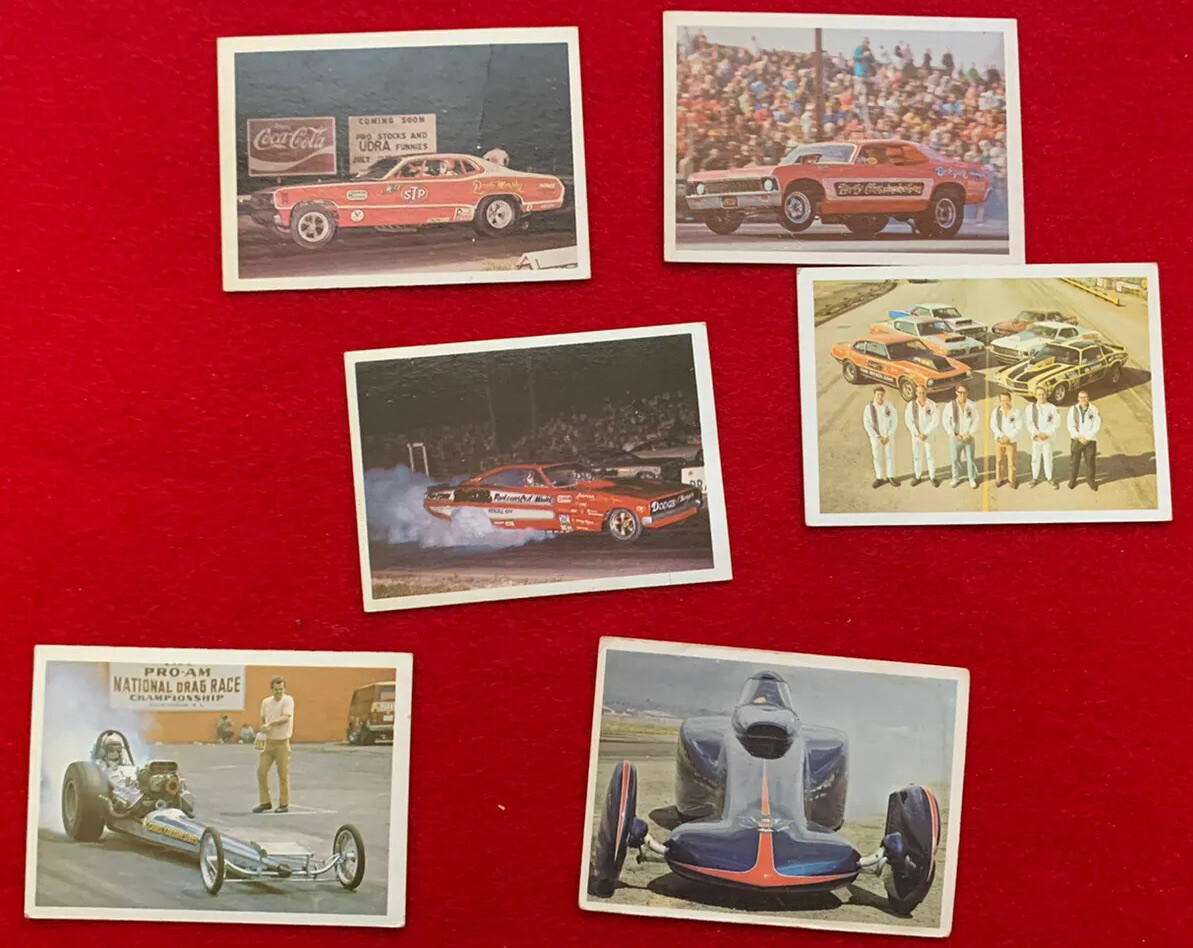 OFFICIAL DRAG CHAMPS AMERICAN HOT ROD ASSOCIATION CARDS AND BEACH BOYS ...