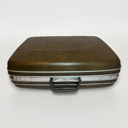 Vintage Samsonite Silhouette Brown Hard Shell Luggage Suitcase 22” | eBay