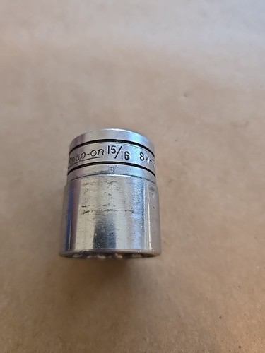 Snap On 1/2" Drive 15/16" 12Pt SAE Shallow Chrome Socket SW-301 | eBay