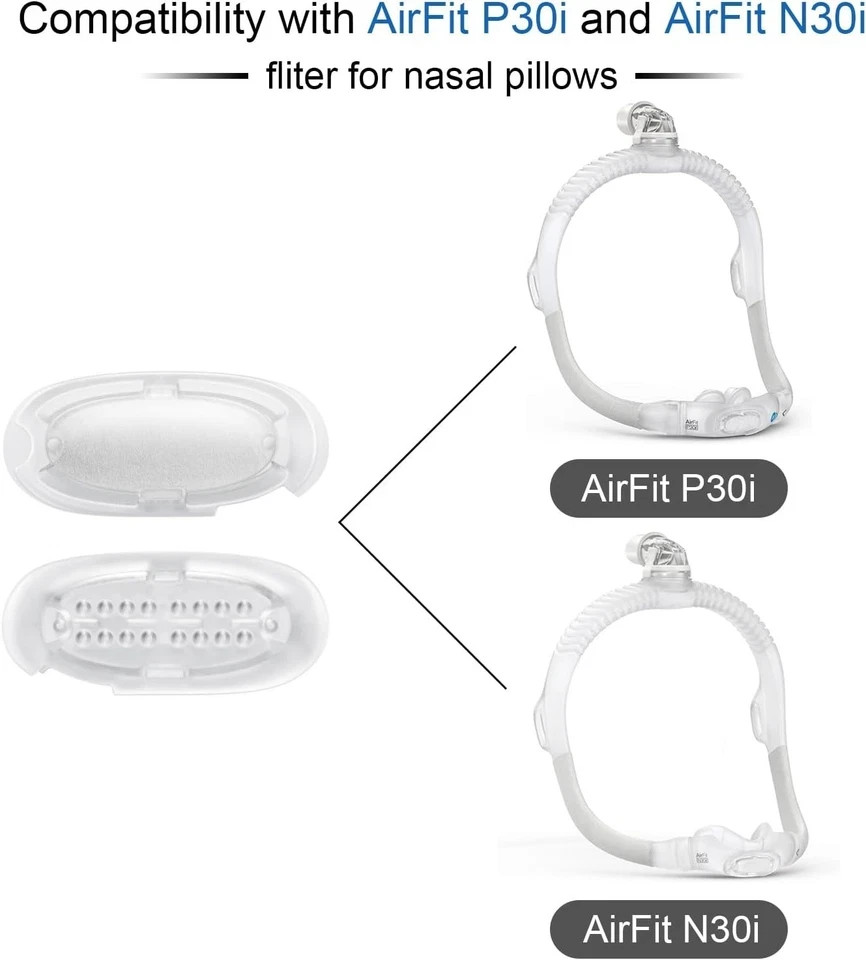 4 Packs Replacement AirFit N30i P30i Pillows Nasal Cushion Exhalation ...