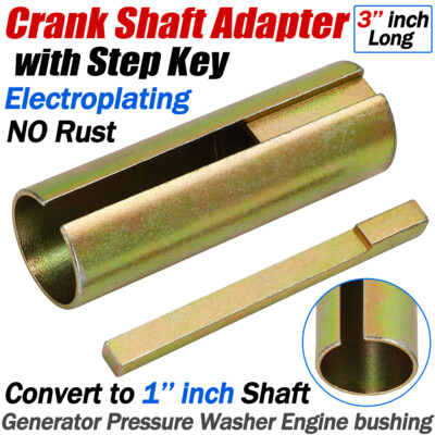 Crank Shaft Adapter 7/8 Taper to 1" to Generator Pressure Engine ...