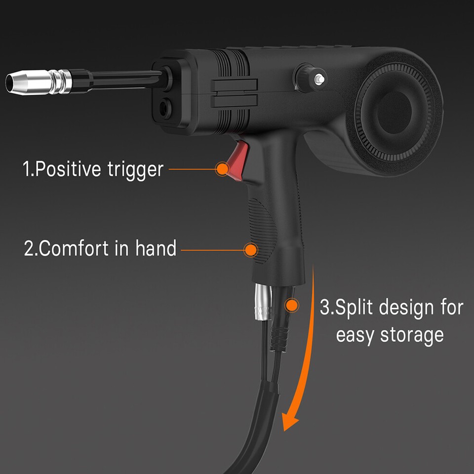 Professional Spool Gun 140Amp 10Ft Compatible with HIM200/AIM145 Wire ...