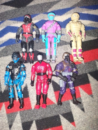 GI Joe Cobra Lot Strato Viper Nullifier Fang Pilot Slice Alley Night ...