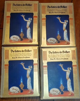 Georg BUSCHAN / Die Sitten der Volker 1922 I-IV | eBay