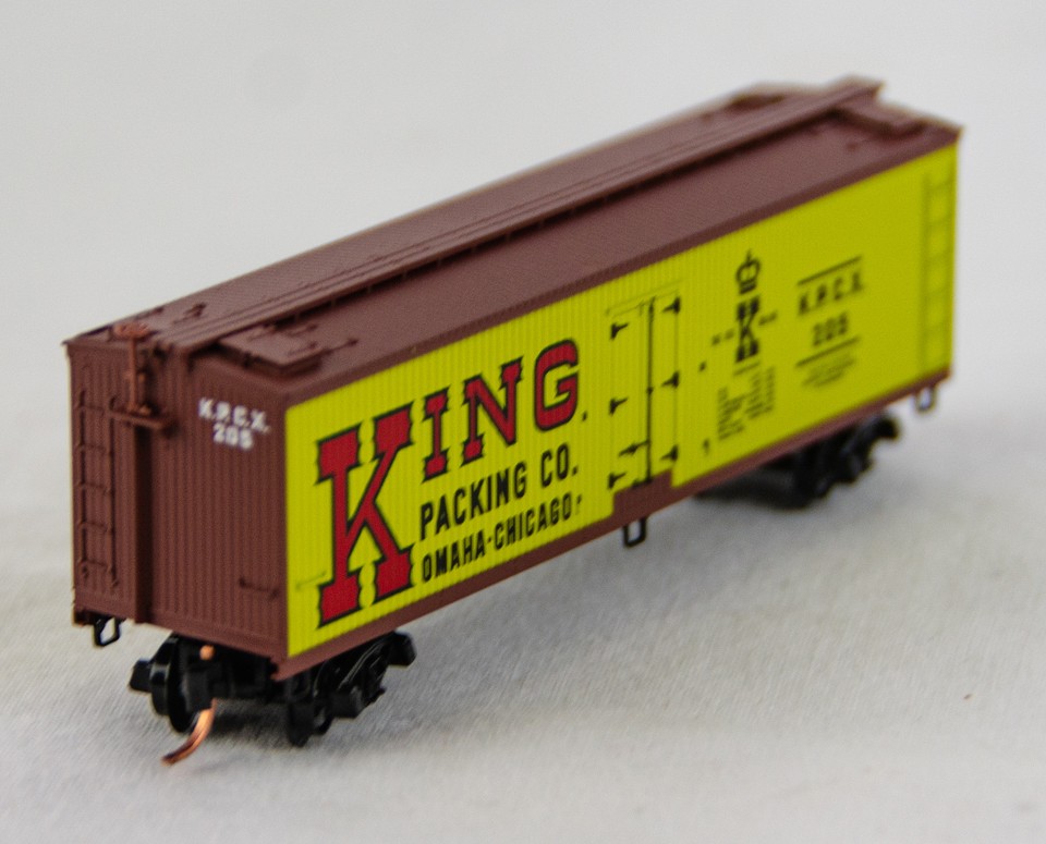 Micro Trains MTL 1:160 N Scale King Packing Co Model Train Box Car ...