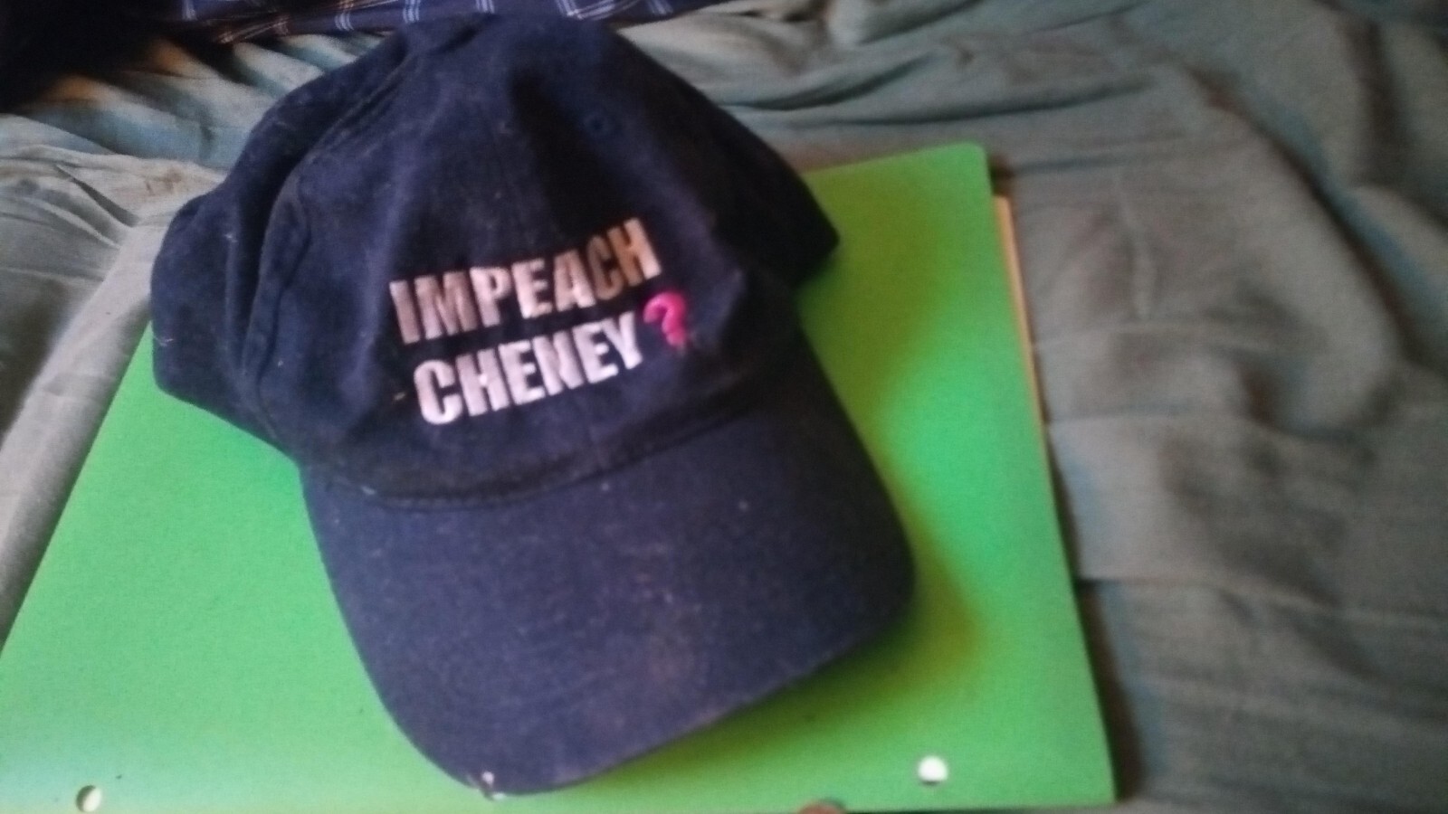 Impeach Cheney Democratic Republicans Leadership Position Baseball Cap ...