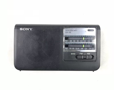 Sony ICF-38 FM/AM 2-Band Portable Radio | eBay