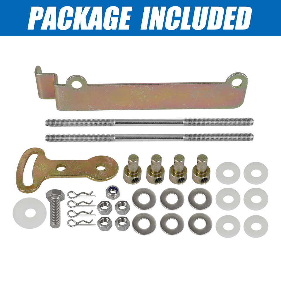 For 1850 style Holley Carbs Dual Quad 2x4 Progressive Linkage Throttle ...