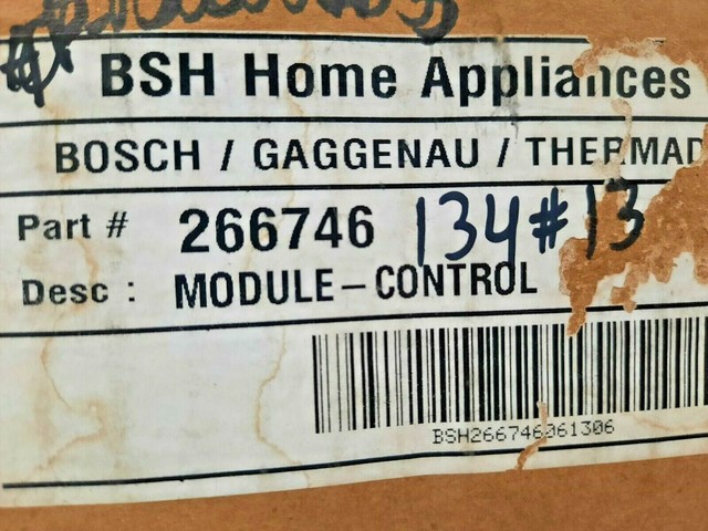 Bosch 266746 Dishwasher Control Repair Service for sale online | eBay