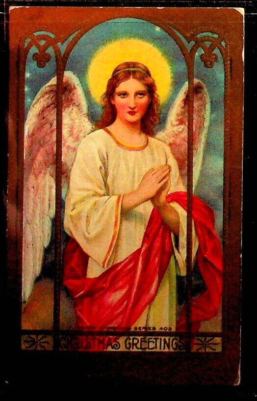 4 Christmas post cards ANGEL post cards | eBay