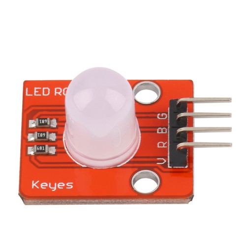 1pc 10MM RGB LED Module Full Color Electronic Building Blocks For ...