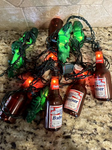 Vintage Budweiser & Lizard Light Set - Complete. | eBay