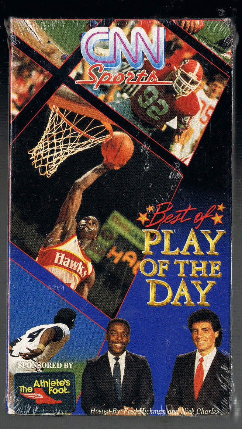 CNN Sports-BEST OF PLAY OF THE DAY(VHS,1991)FRED HICKMAN & NICK CHARLES ...