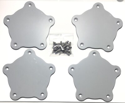 Torq Thrust Flat Center Cap Set for American Racing Wheels 3D Printed 9 ...