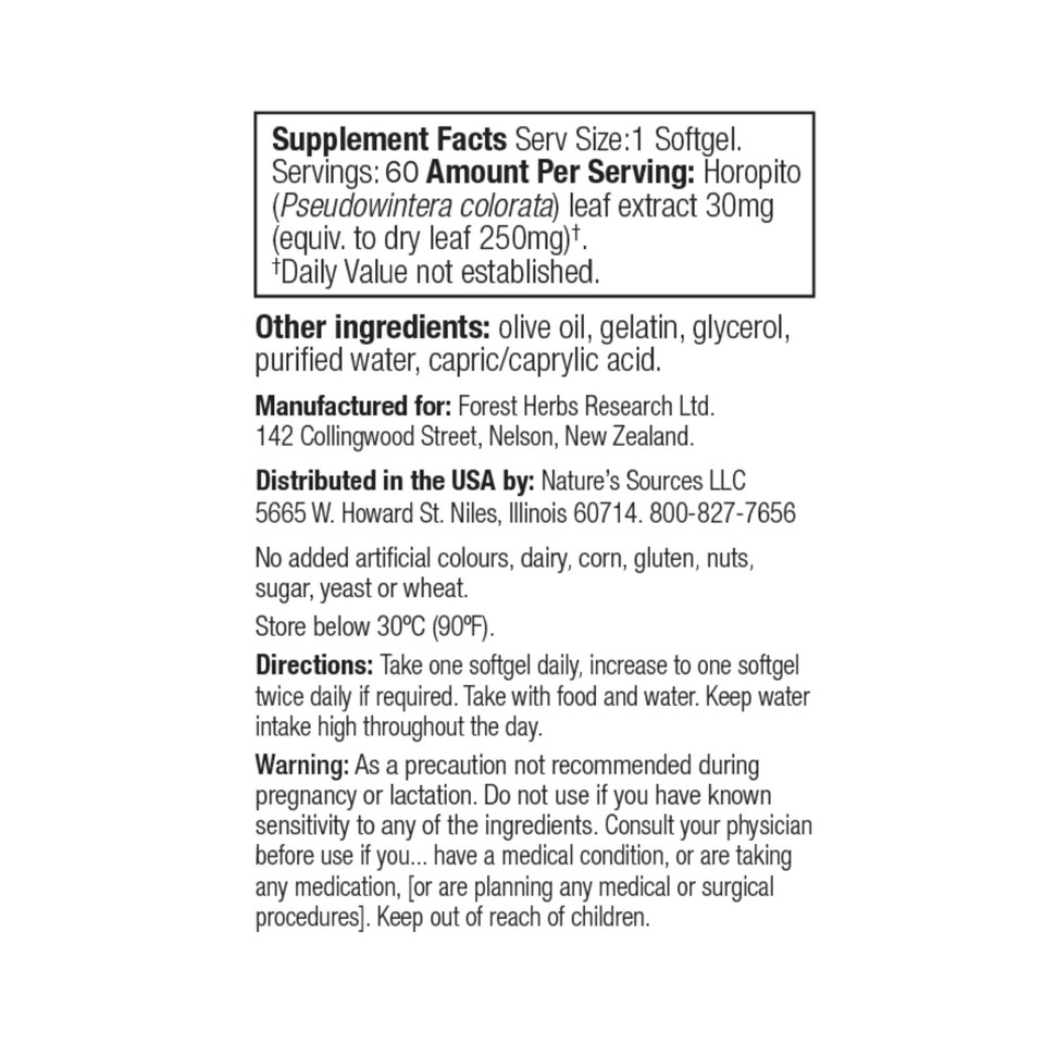 Advanced Gut Candida Care w/Horopito Herb by Kolorex-100% satisfied-60 ...