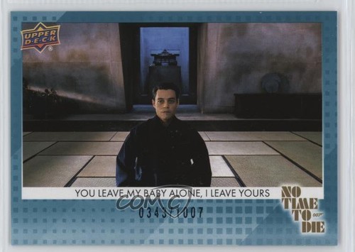 2025 Upper Deck James Bond No Time To Die Teal 007 /1007 Lyutsifer ...