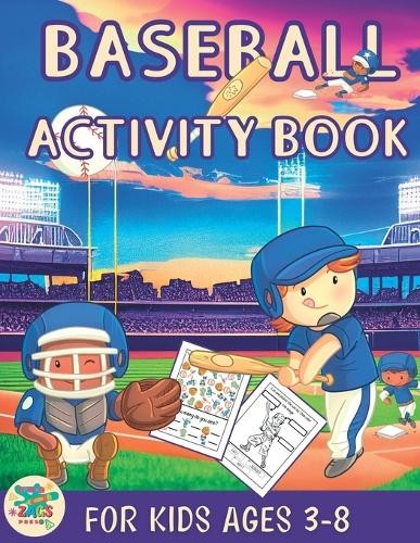 Zags Press Baseball activity book for kids ages 3-8 (Paperback) (UK ...