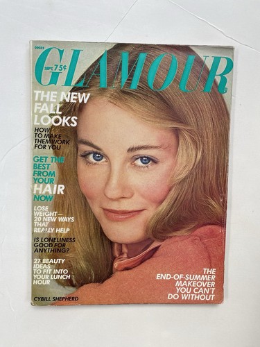 Vintage 70s Glamour Magazine September 1974 New Fall Looks 1970s Cybill ...