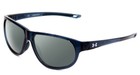 Under Armour Intensity Ladies Oval Polarized Sunglasses Matte Blue ...