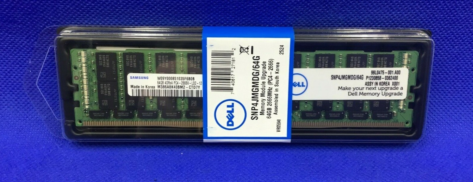 SNP4JMGMDG/64G DELL 64GB (1X64GB) 4DRX4 PC4-2666V SERVER MEMORY | eBay