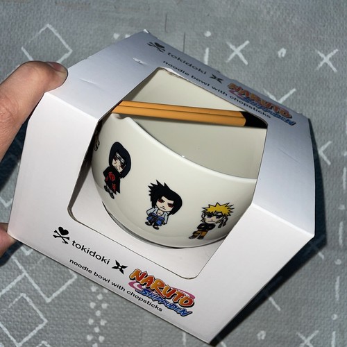 Naruto X Tokidoki Shippuden Noodle Ramen Bowl w/ Chopsticks Gaara ...
