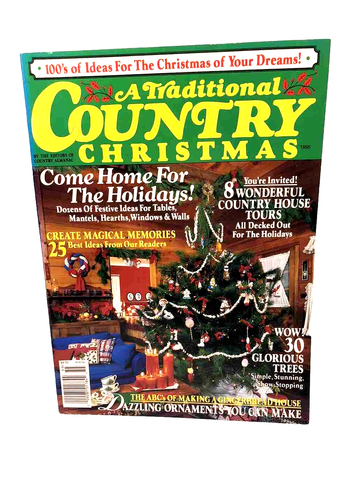 A Traditional Country Christmas Decorating, Trees, Stories, 1995 ...
