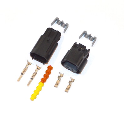 DELPHI GT 280 SERIES CONNECTOR SET OR KIT 2 CONDUCTOR 18-16 WIRE SIZE ...
