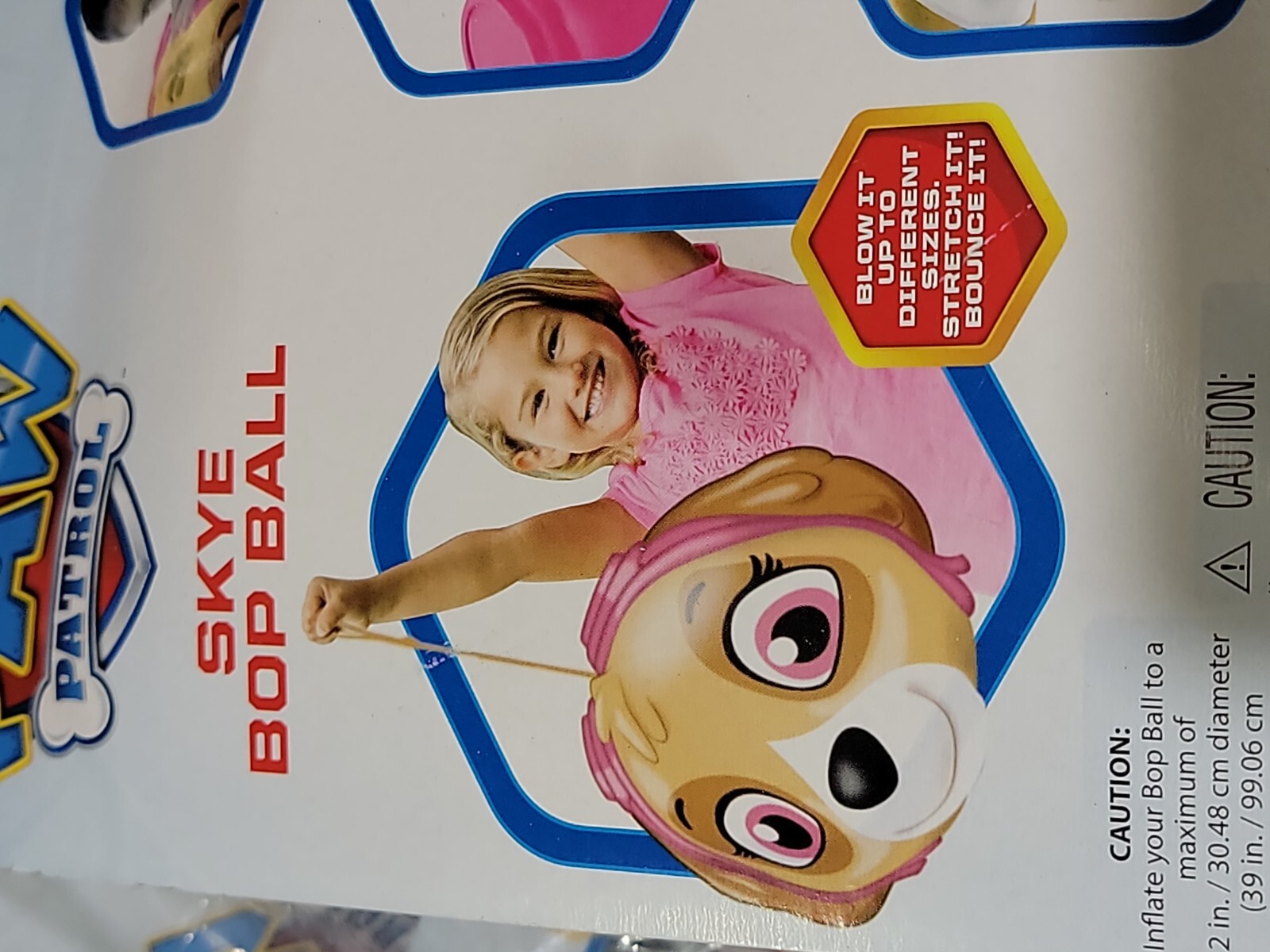 Nickelodeon Paw Patrol BOP BALL-NEW skype toy bounce it bop it brand ...