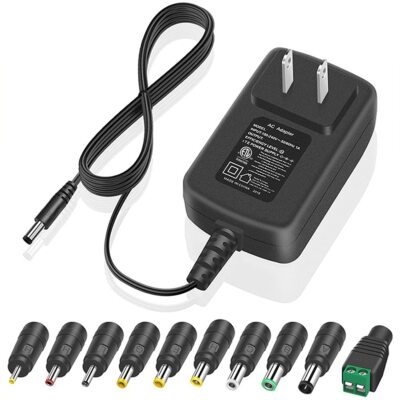18V 2A 1.5A 0.5A AC Adapter Power Supply 36W 10 Tips Power Cord Charger ...