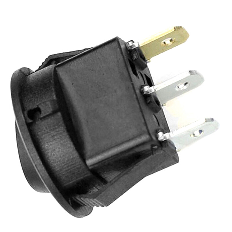 2PCS Waterproof Round Rocker Switch Automotive Round On/Off LED Toggle ...