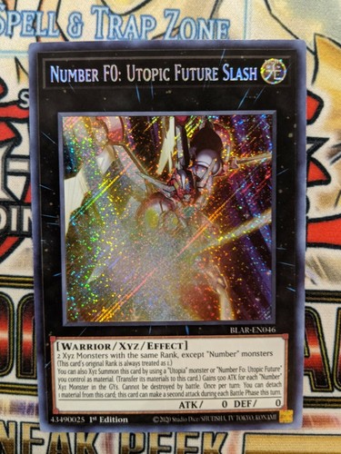 Number F0: Utopic Future Slash BLAR-EN046 Secret Rare 1st NM Yugioh | eBay