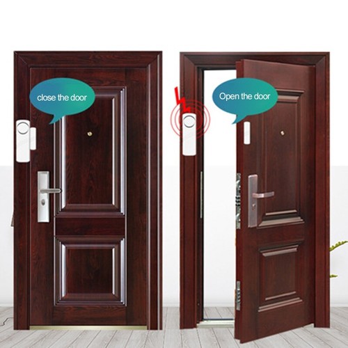 Door Alarm Wireless Window Contact Sensor 90dB Alarm Sensor Chime ...