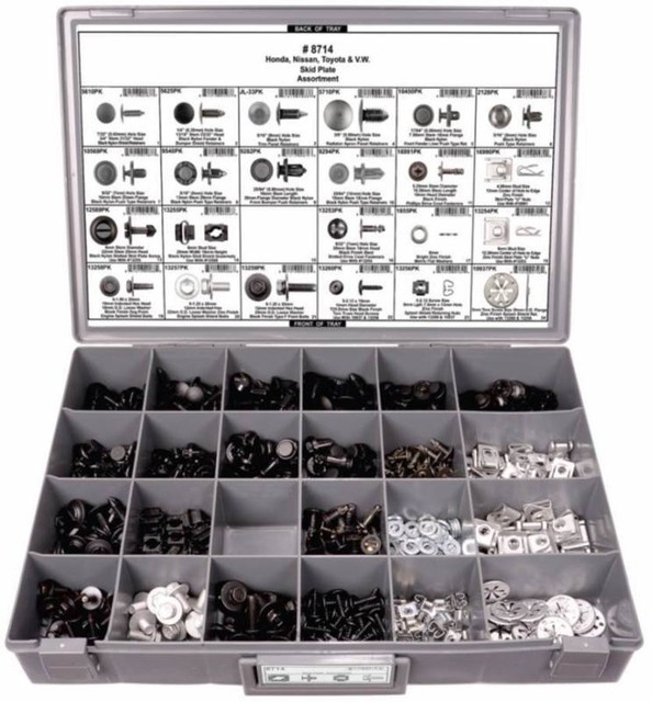 Disco Skid Plate Fastener Assortment 420 PC Fits Japanese and VW 8714 ...